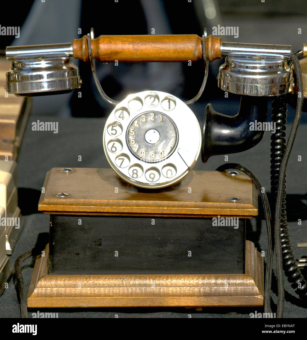 Traditional old fashioned old style telephone phone hi-res stock ...