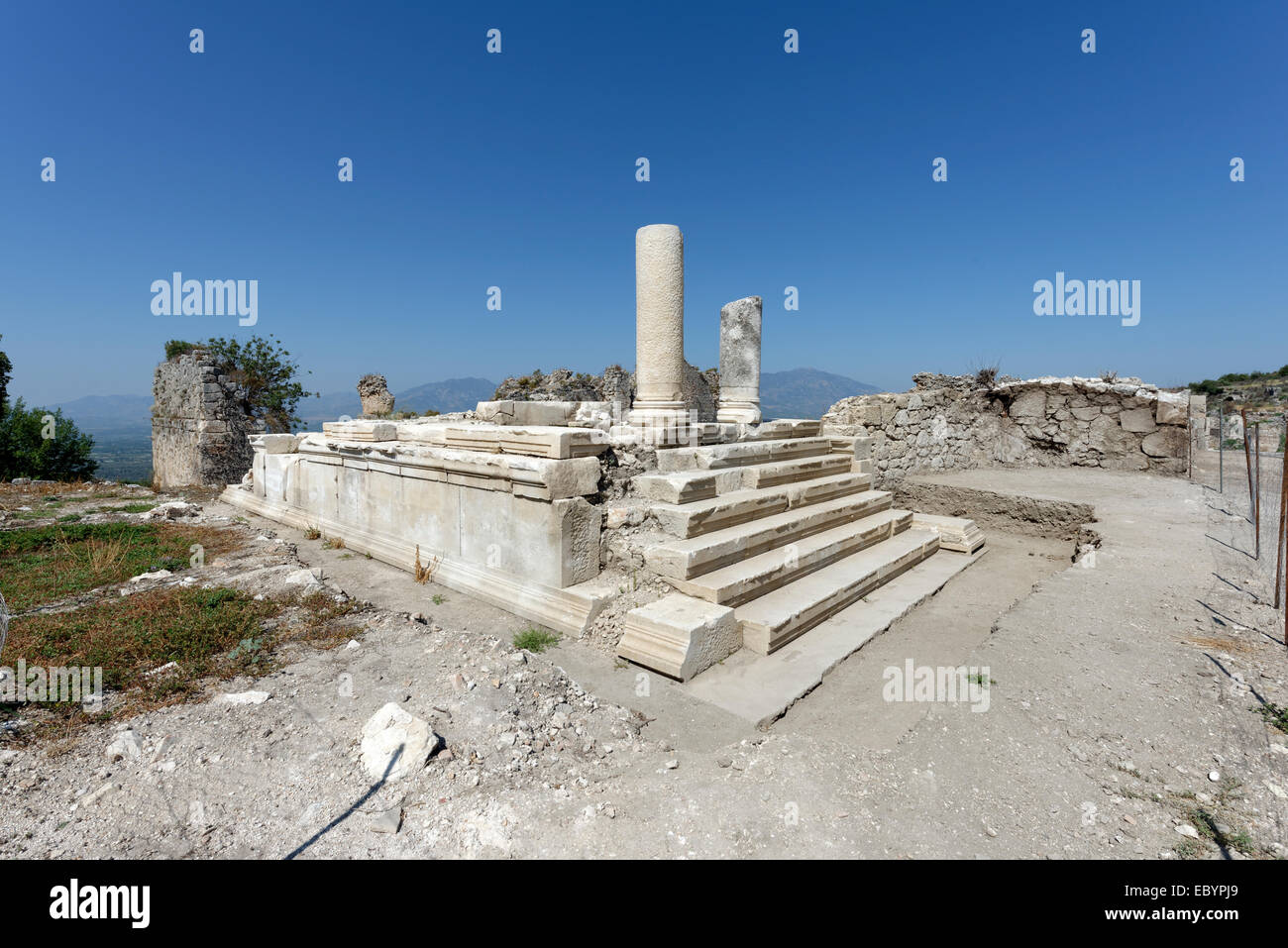 Temple of Kronos (chronos) which dates from the 2nd century BC. Ancient ...