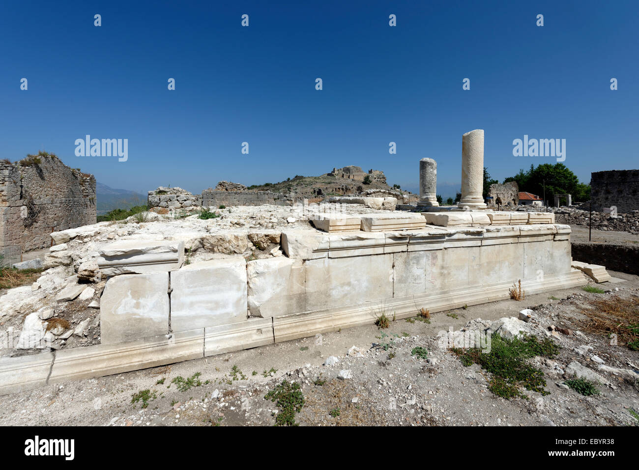 Temple of Kronos (chronos) which dates from the 2nd century BC. Ancient ...