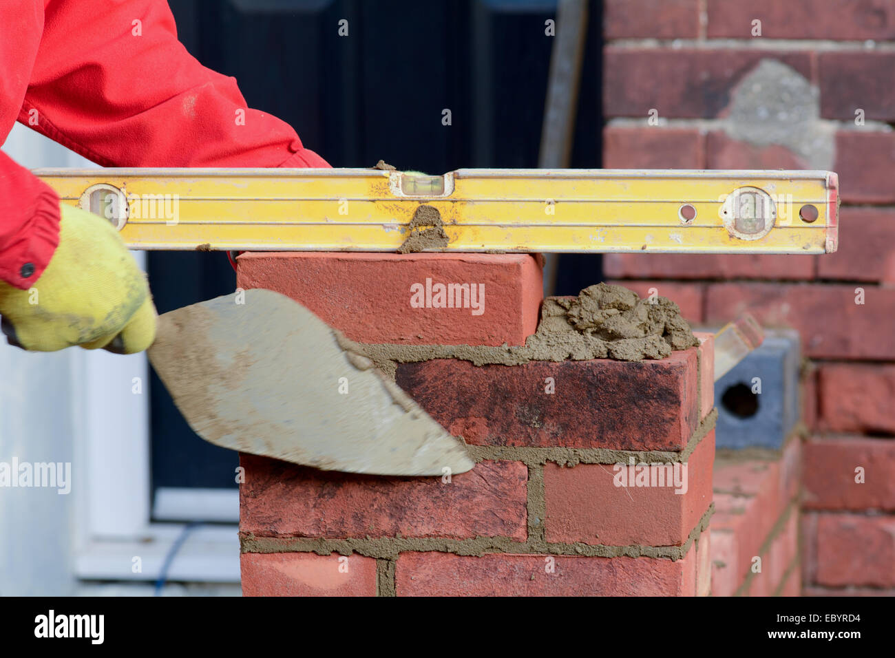Bricklaying tools hi-res stock photography and images - Alamy
