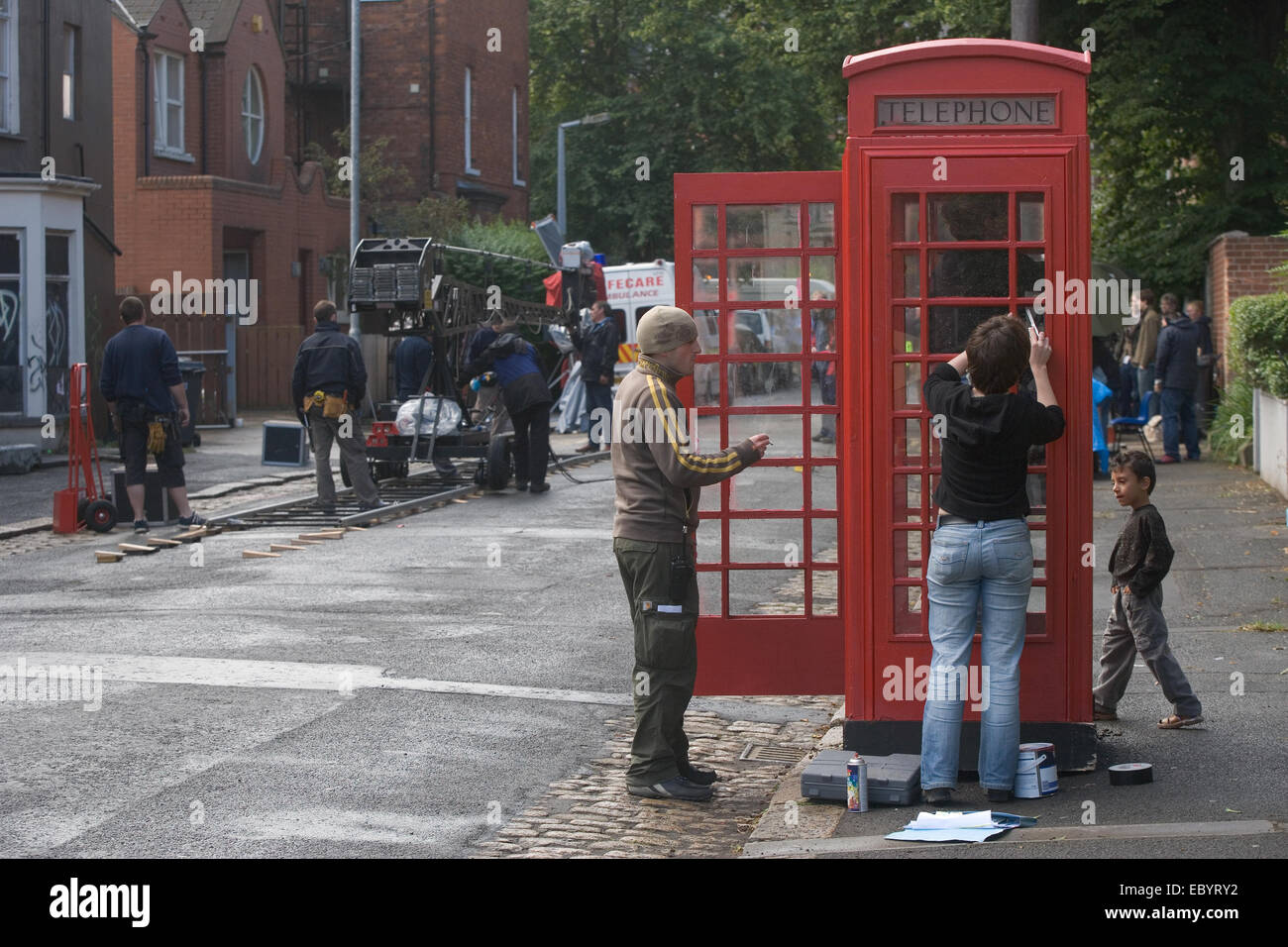 Johnny Was production stills Stock Photo - Alamy