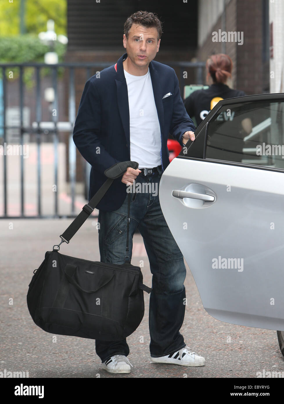 Jason Durr outside ITV Studios Featuring: Jason Durr Where: London ...