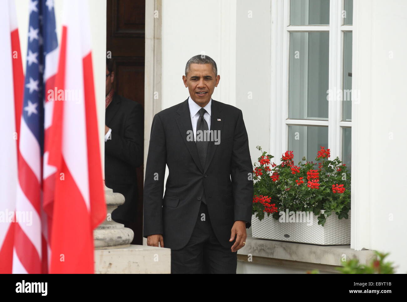 U.S. President Barack Obama visits Belvedere Palace during his visit to ...