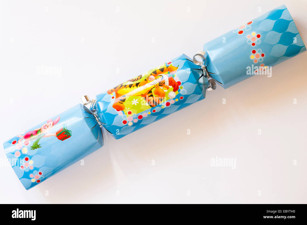 Disney Christmas cracker with Tigger on isolated on white background ...
