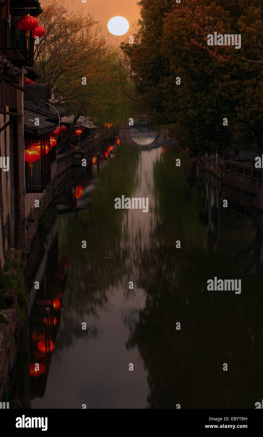 China Village Sunset