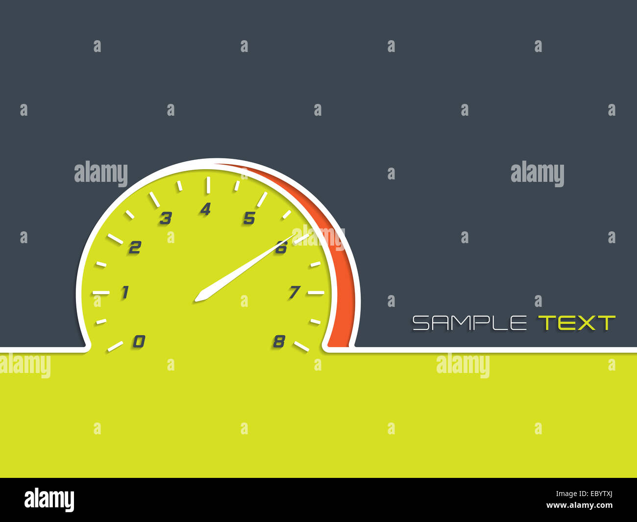 Advertising background design for races with rev counter Stock Photo ...