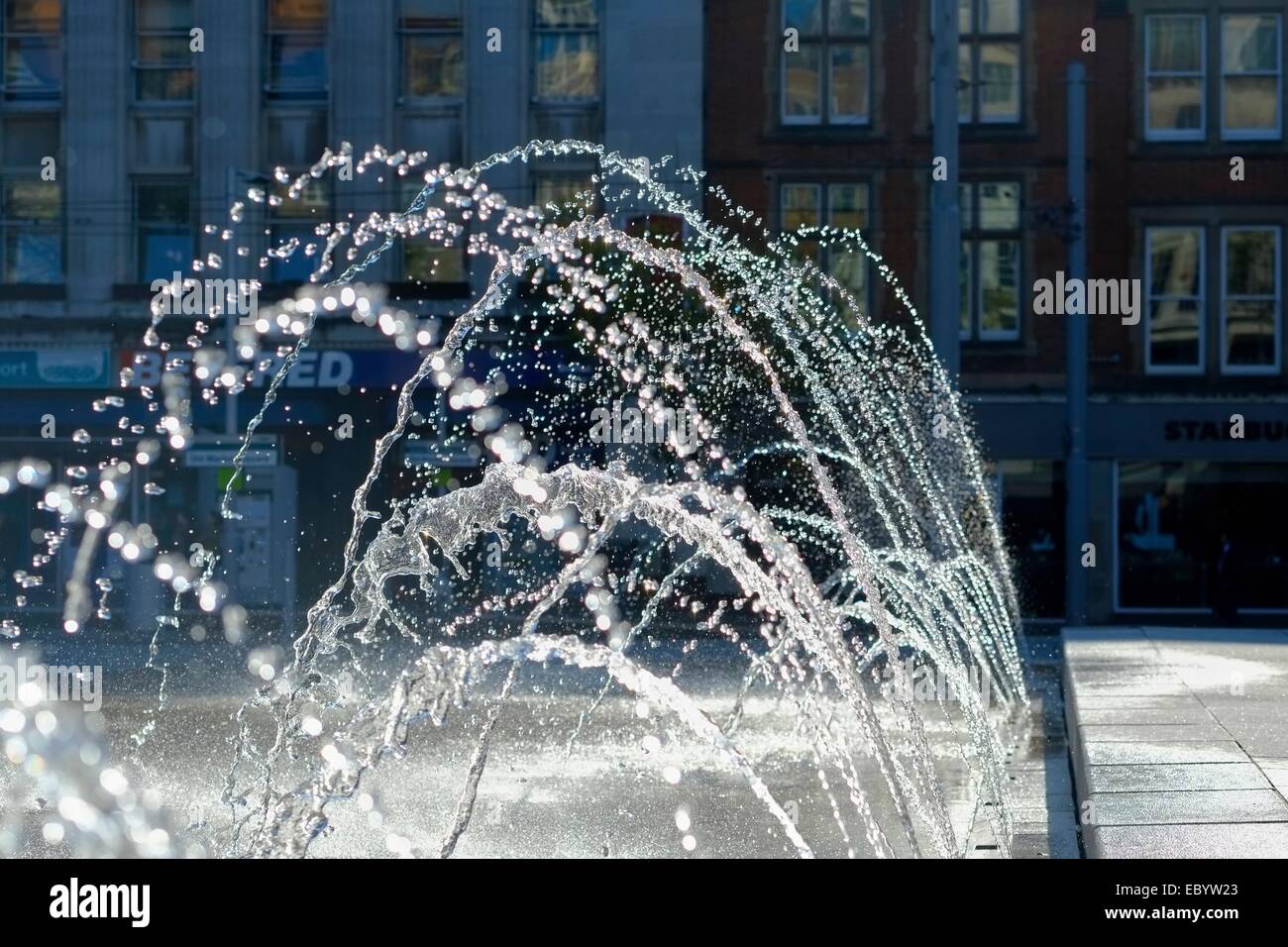 The Gustafson Porter redeveloped Old Market Square water fountain ...