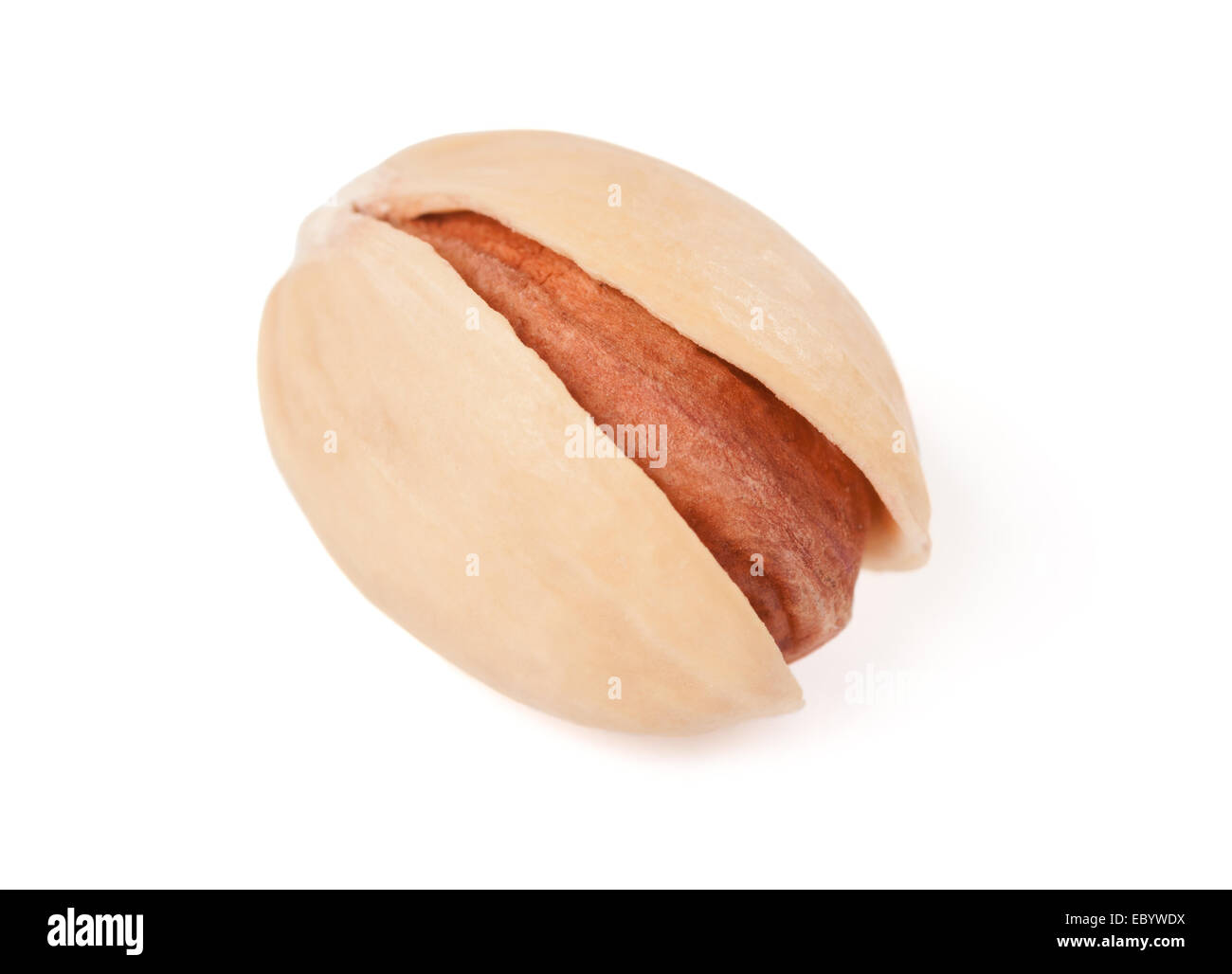 One natural pistachio isolated on white background Stock Photo - Alamy
