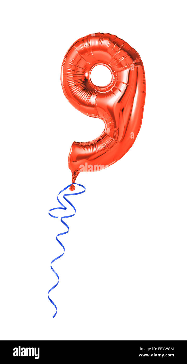 Number 9 balloon hi-res stock photography and images - Alamy