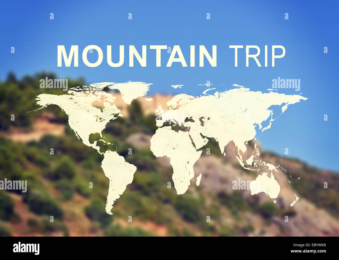Mountain Trip header Stock Photo - Alamy