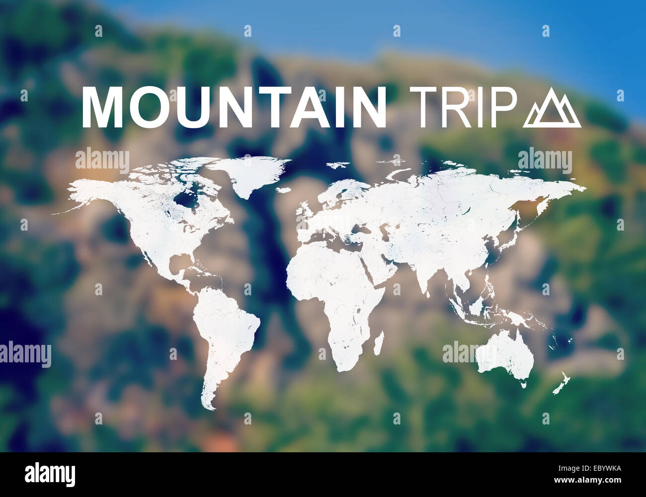 Mountain Trip header Stock Photo - Alamy