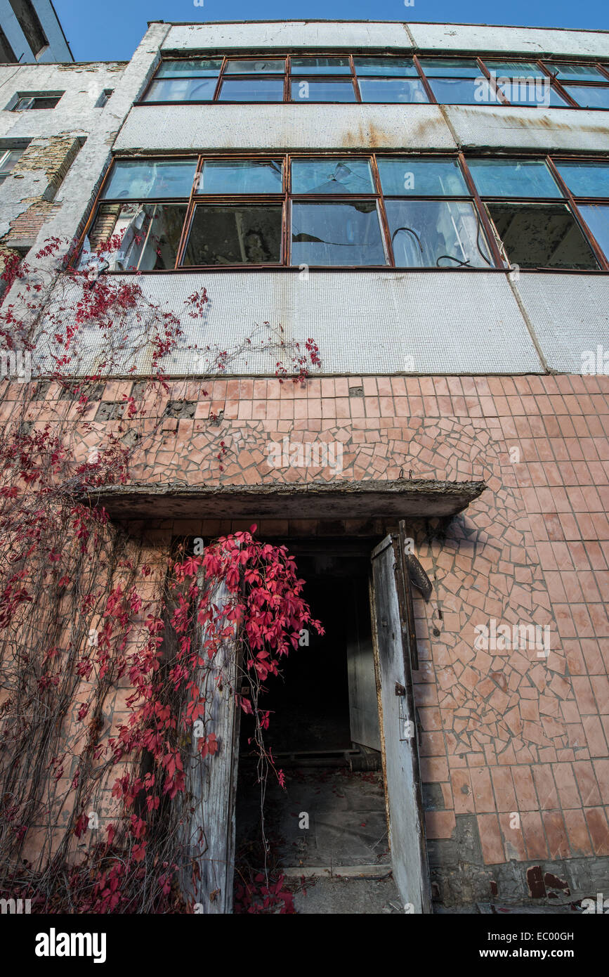 JUPITER factory in Pripyat abandoned city, Chernobyl Exclusion Zone ...