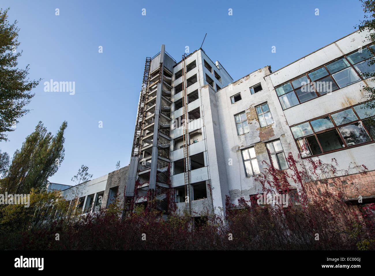 JUPITER factory in Pripyat abandoned city, Chernobyl Exclusion Zone ...