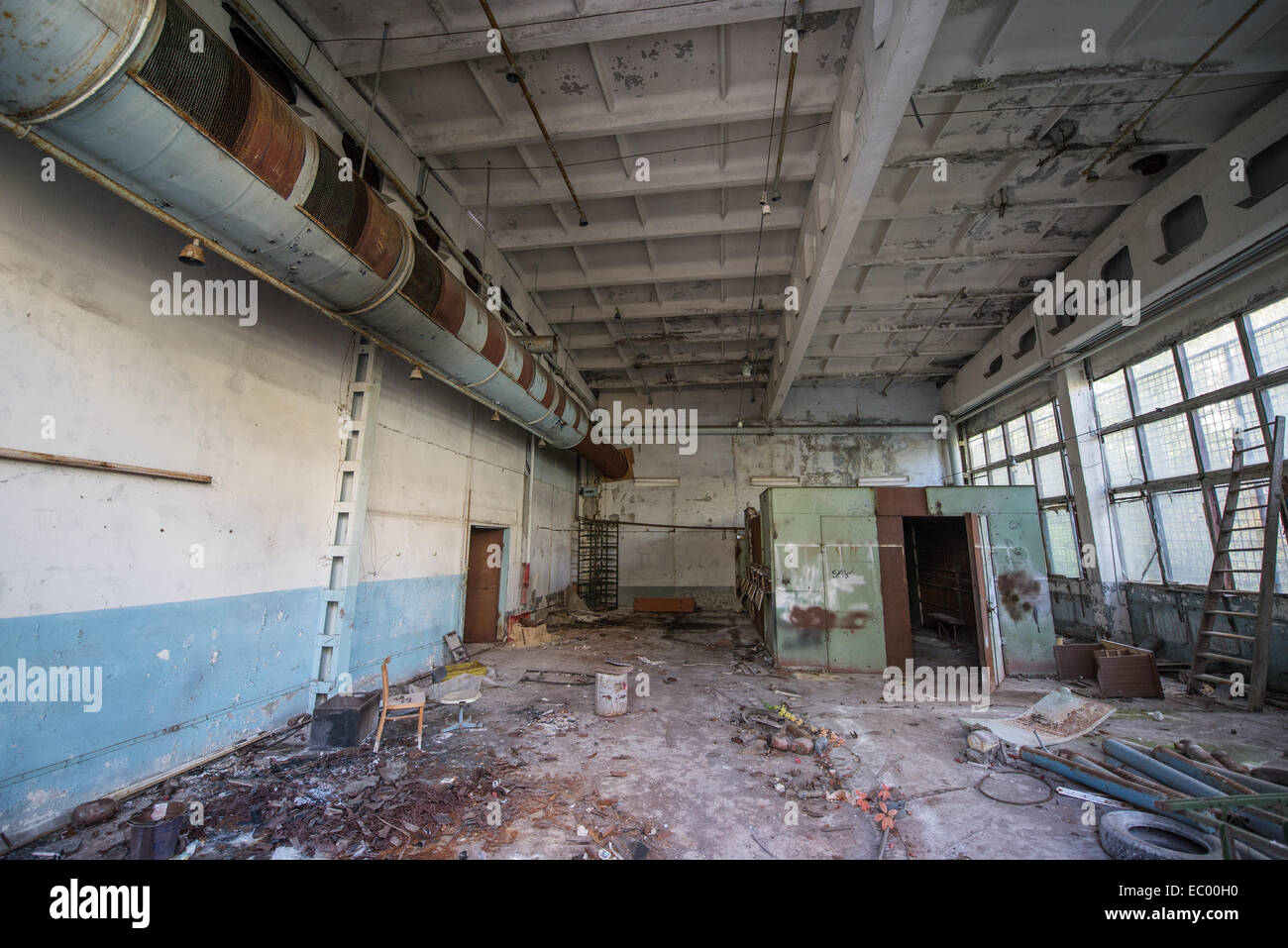 JUPITER factory in Pripyat abandoned city, Chernobyl Exclusion Zone ...