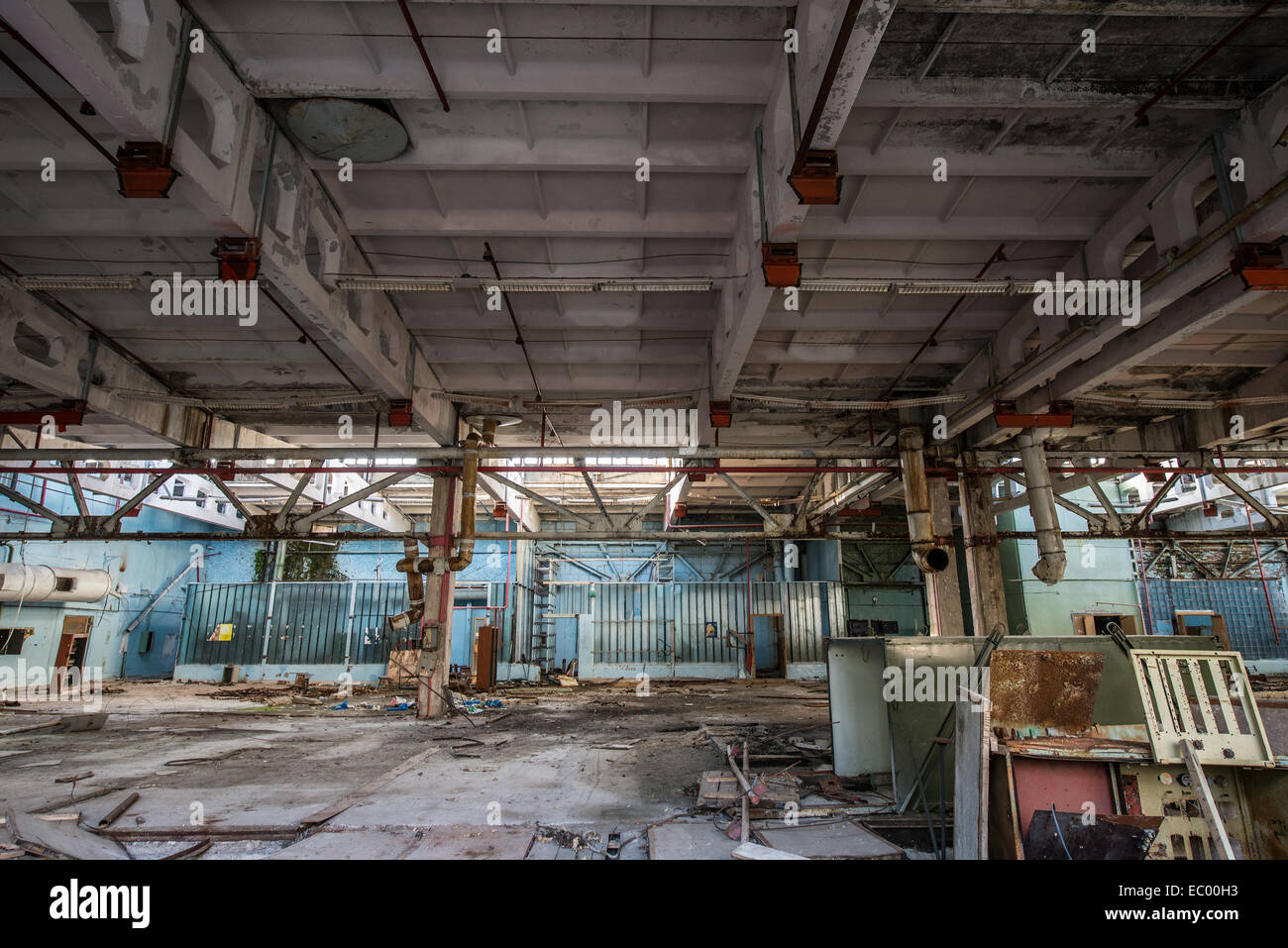 JUPITER factory in Pripyat abandoned city, Chernobyl Exclusion Zone ...