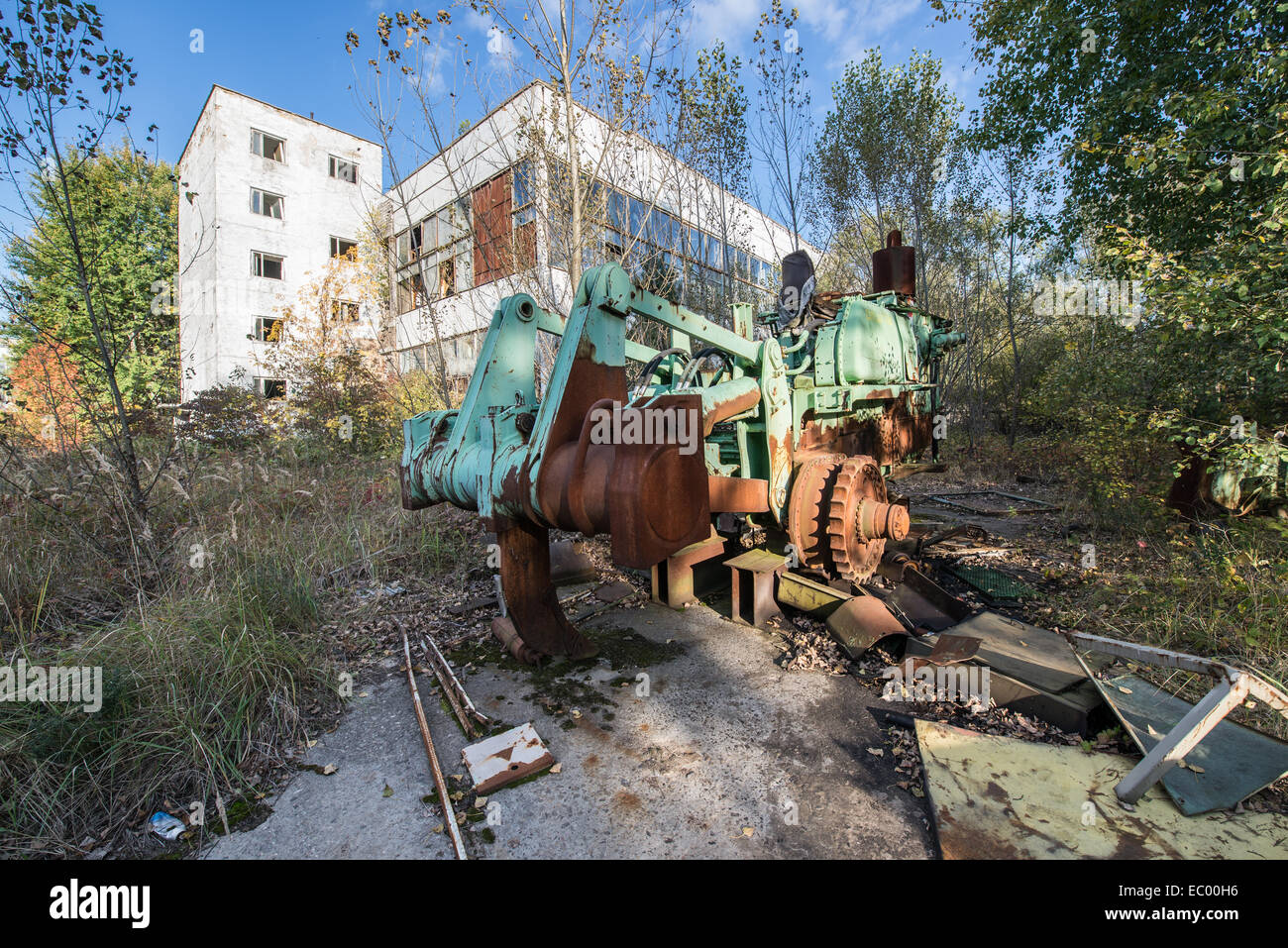 JUPITER factory in Pripyat abandoned city, Chernobyl Exclusion Zone ...