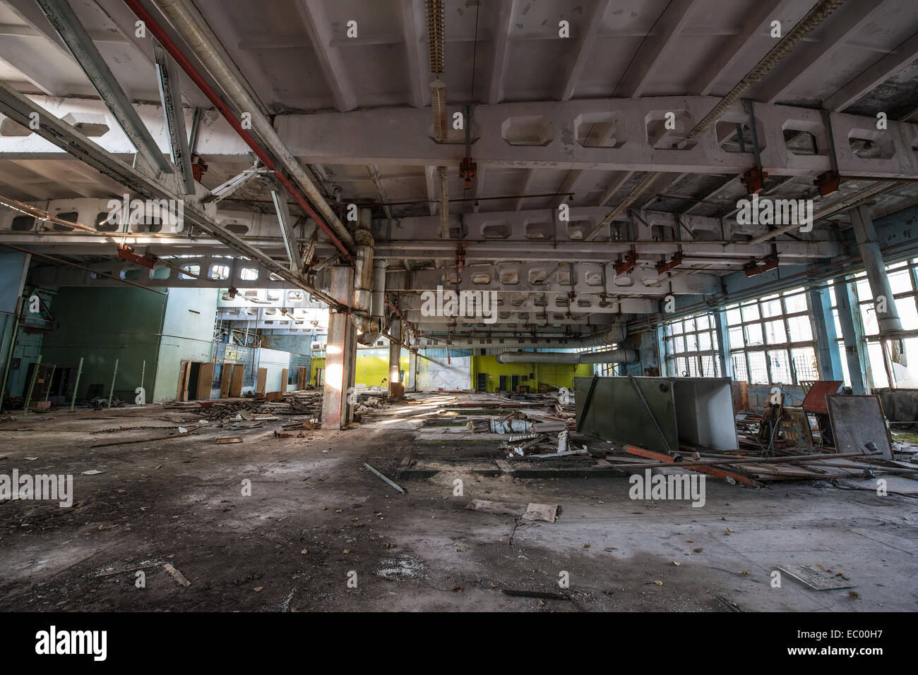 JUPITER factory in Pripyat abandoned city, Chernobyl Exclusion Zone ...