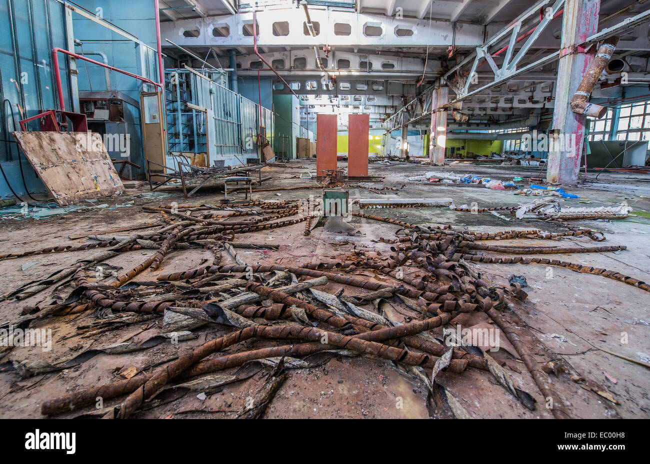 JUPITER factory in Pripyat abandoned city, Chernobyl Exclusion Zone ...