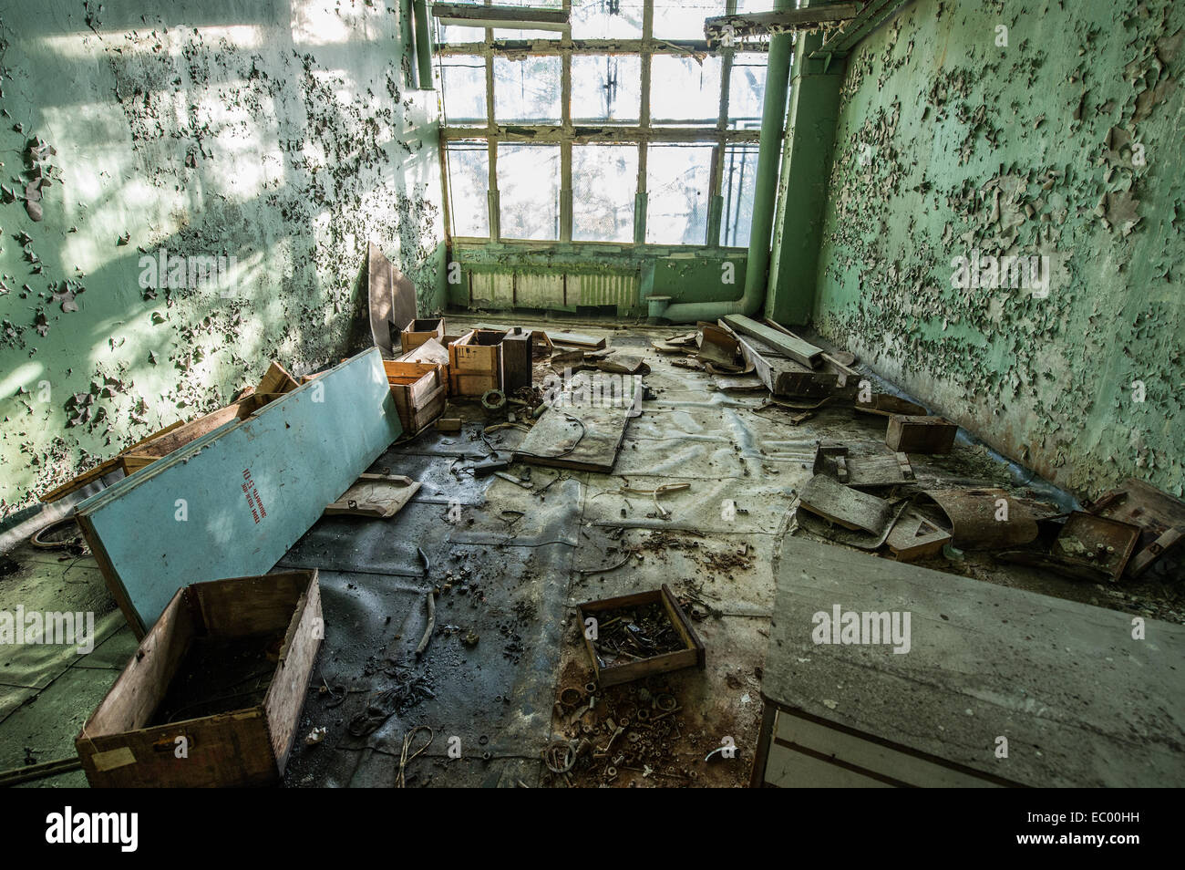 JUPITER factory in Pripyat abandoned city, Chernobyl Exclusion Zone ...