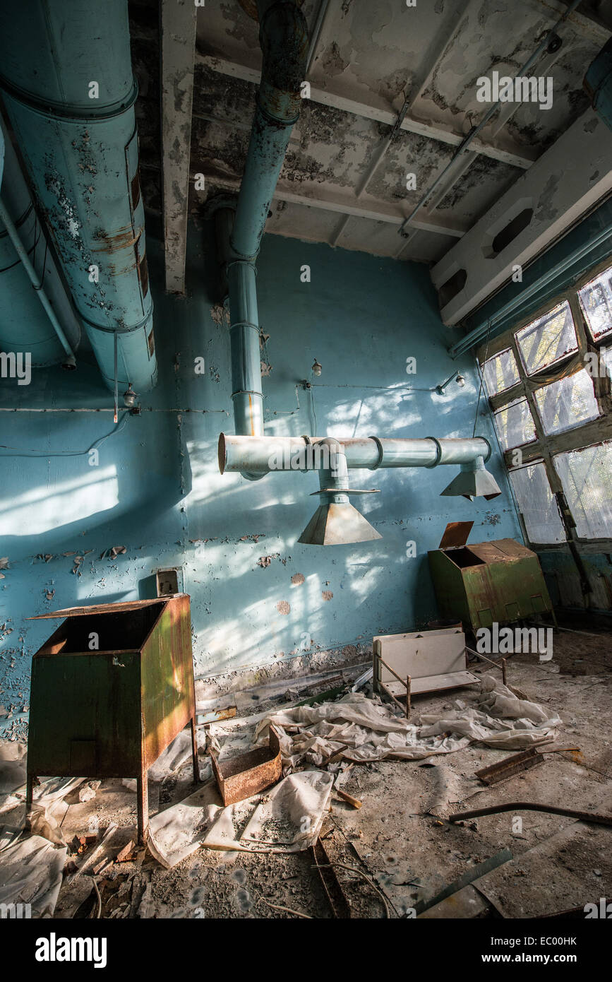 JUPITER factory in Pripyat abandoned city, Chernobyl Exclusion Zone ...