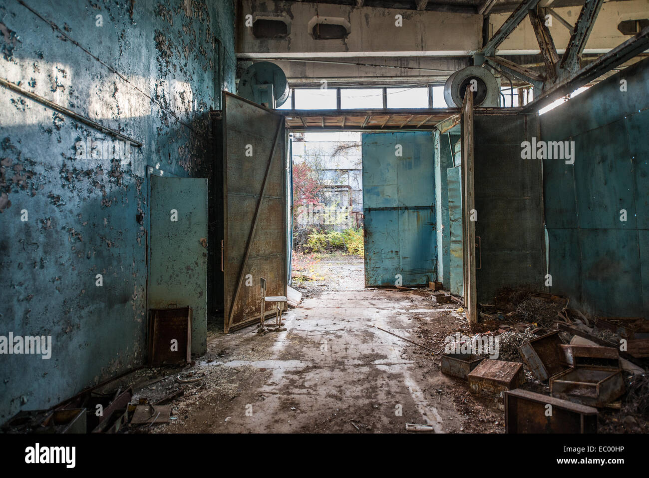JUPITER factory in Pripyat abandoned city, Chernobyl Exclusion Zone ...