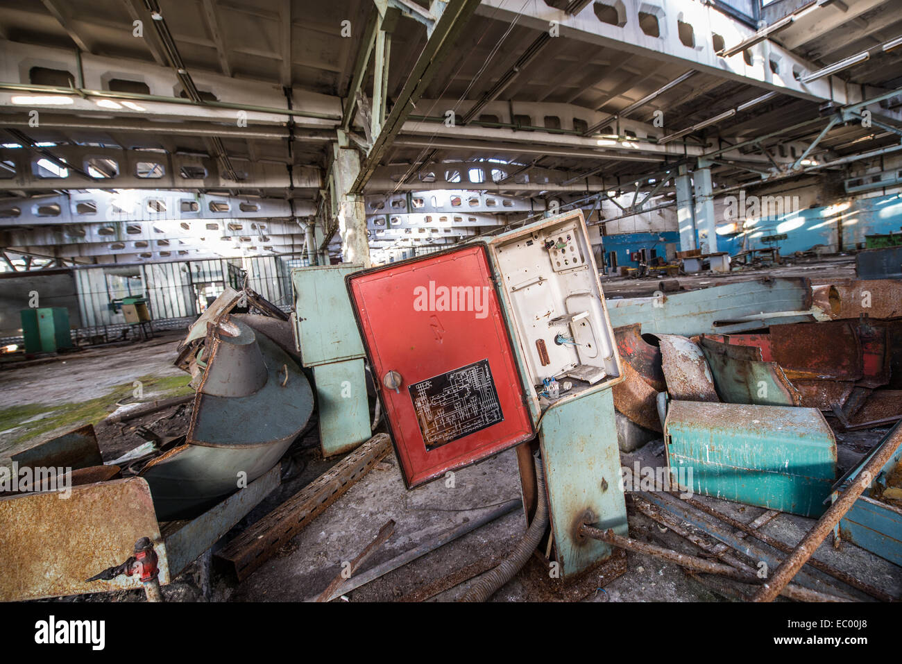 JUPITER factory in Pripyat abandoned city, Chernobyl Exclusion Zone ...