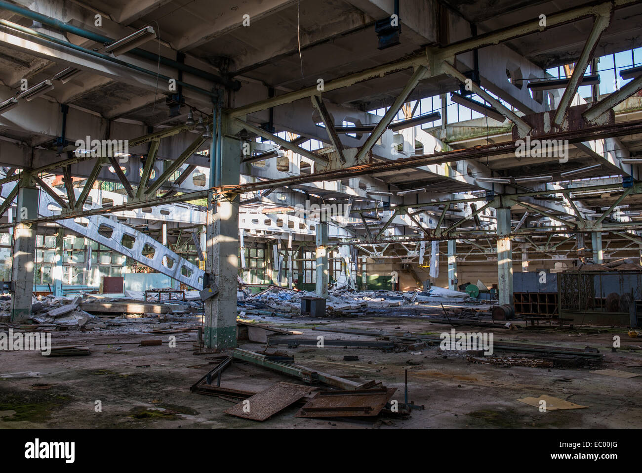 JUPITER factory in Pripyat abandoned city, Chernobyl Exclusion Zone ...