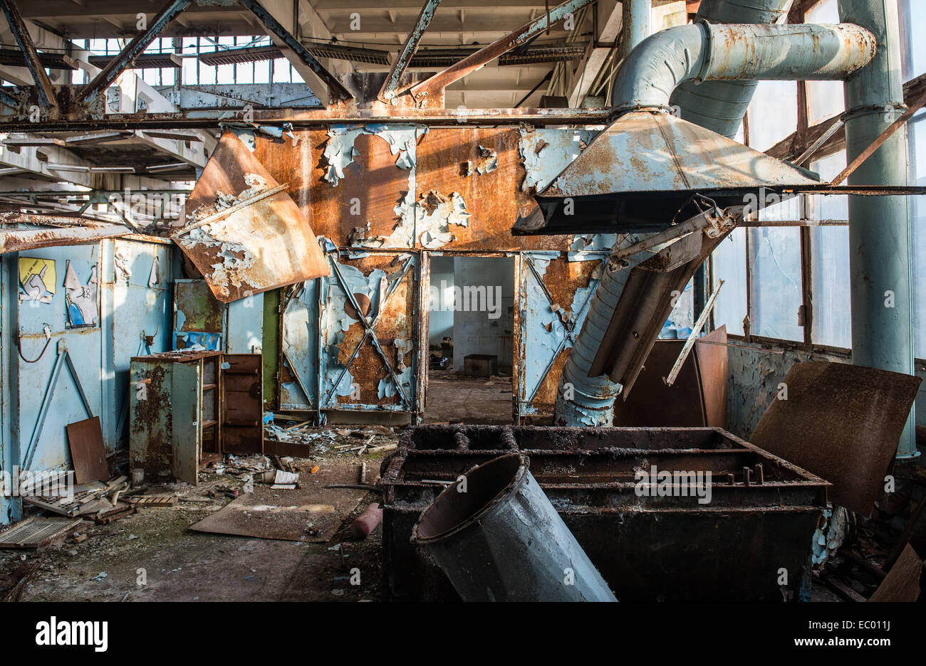 JUPITER factory in Pripyat abandoned city, Chernobyl Exclusion Zone ...