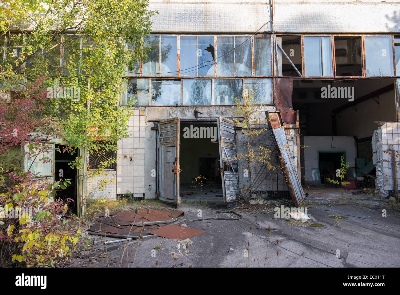 JUPITER factory in Pripyat abandoned city, Chernobyl Exclusion Zone ...