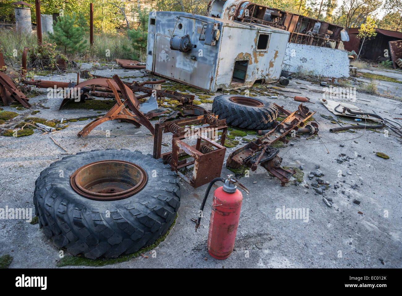 JUPITER factory in Pripyat abandoned city, Chernobyl Exclusion Zone ...