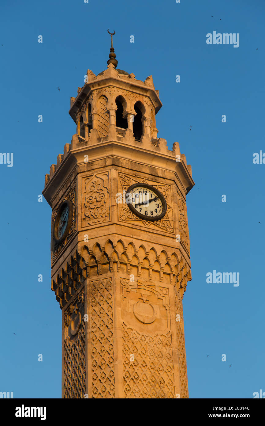 Izmir Clock Tower Konak Square Turkey Stock Photo - Alamy