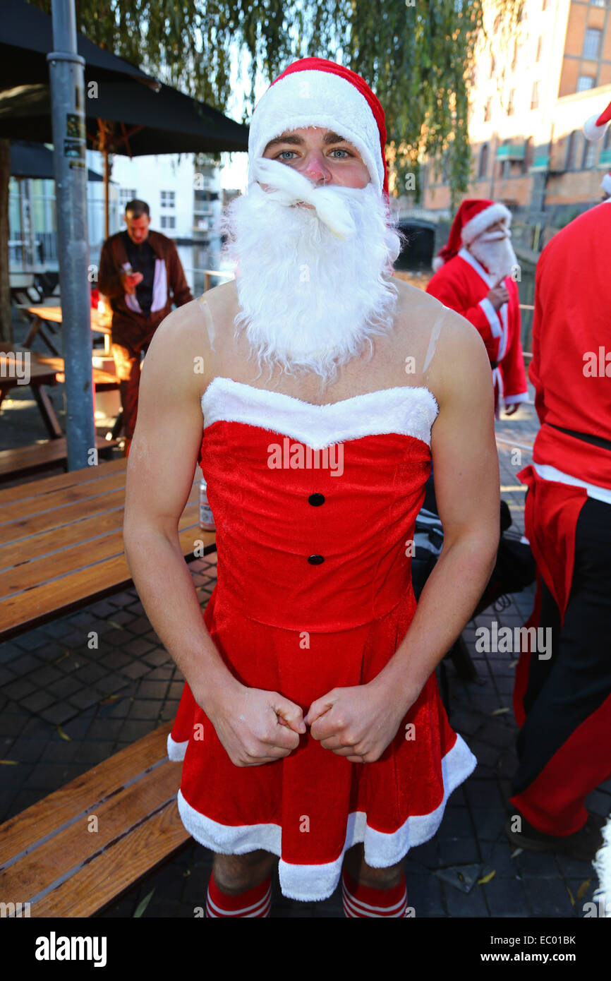 Odd father christmas hi-res stock photography and images - Alamy