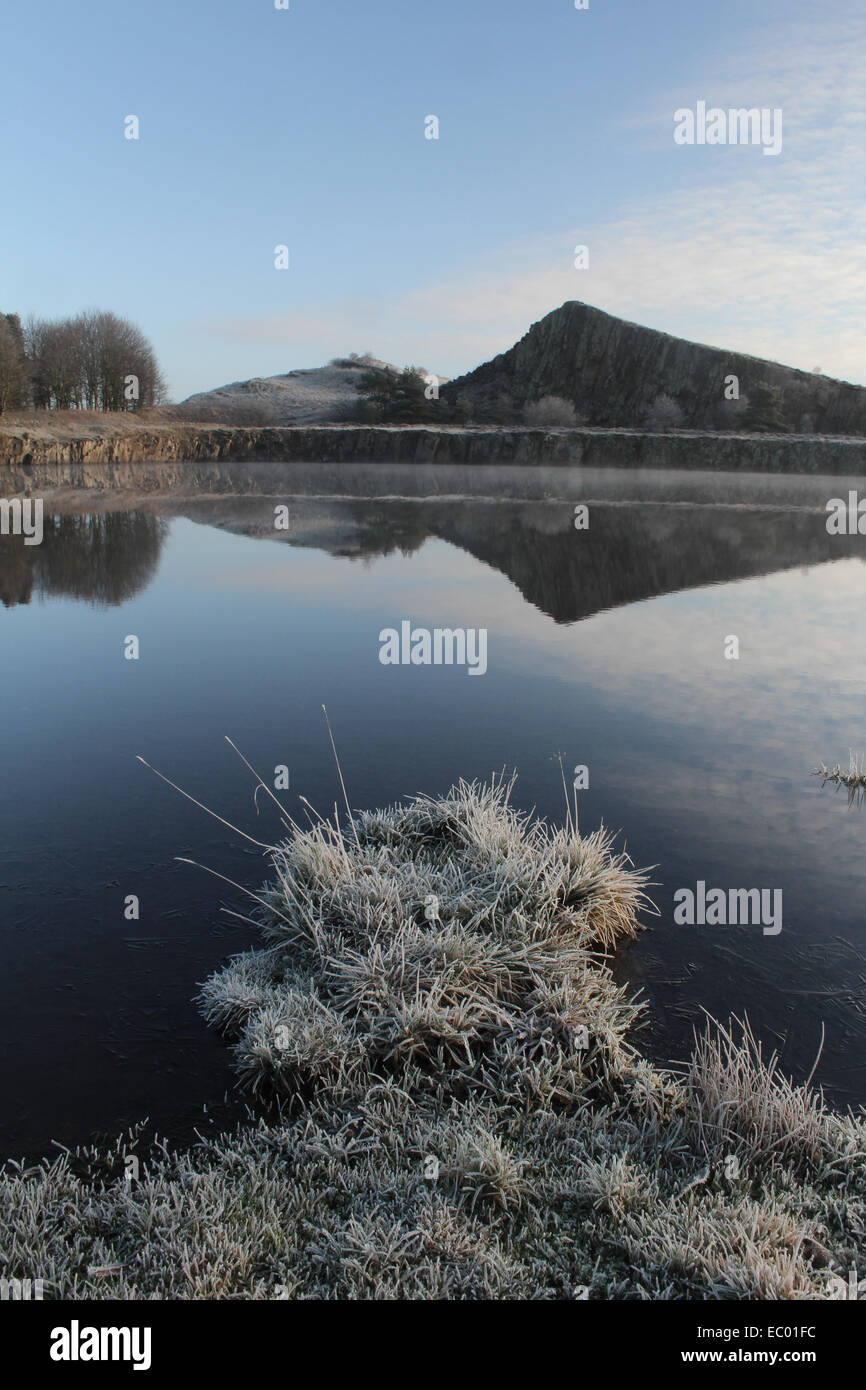 Cawfields quarry pond hi-res stock photography and images - Alamy
