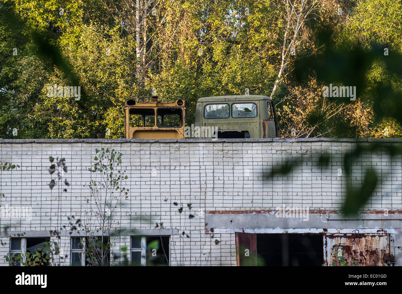 Chernobyl police station hi-res stock photography and images - Alamy