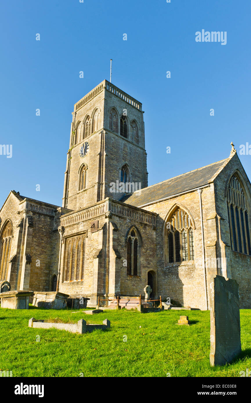 St Mary's Church, Wedmore, Somerset Stock Photo - Alamy