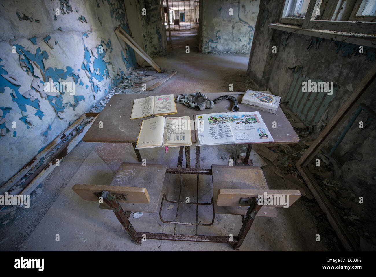 Middle School Number 3 in Pripyat abandoned city, Chernobyl Exclusion ...