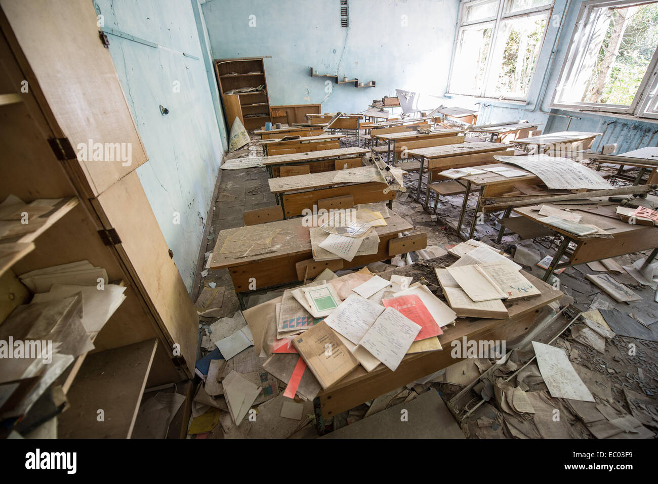Middle School Number 3 in Pripyat abandoned city, Chernobyl Exclusion ...