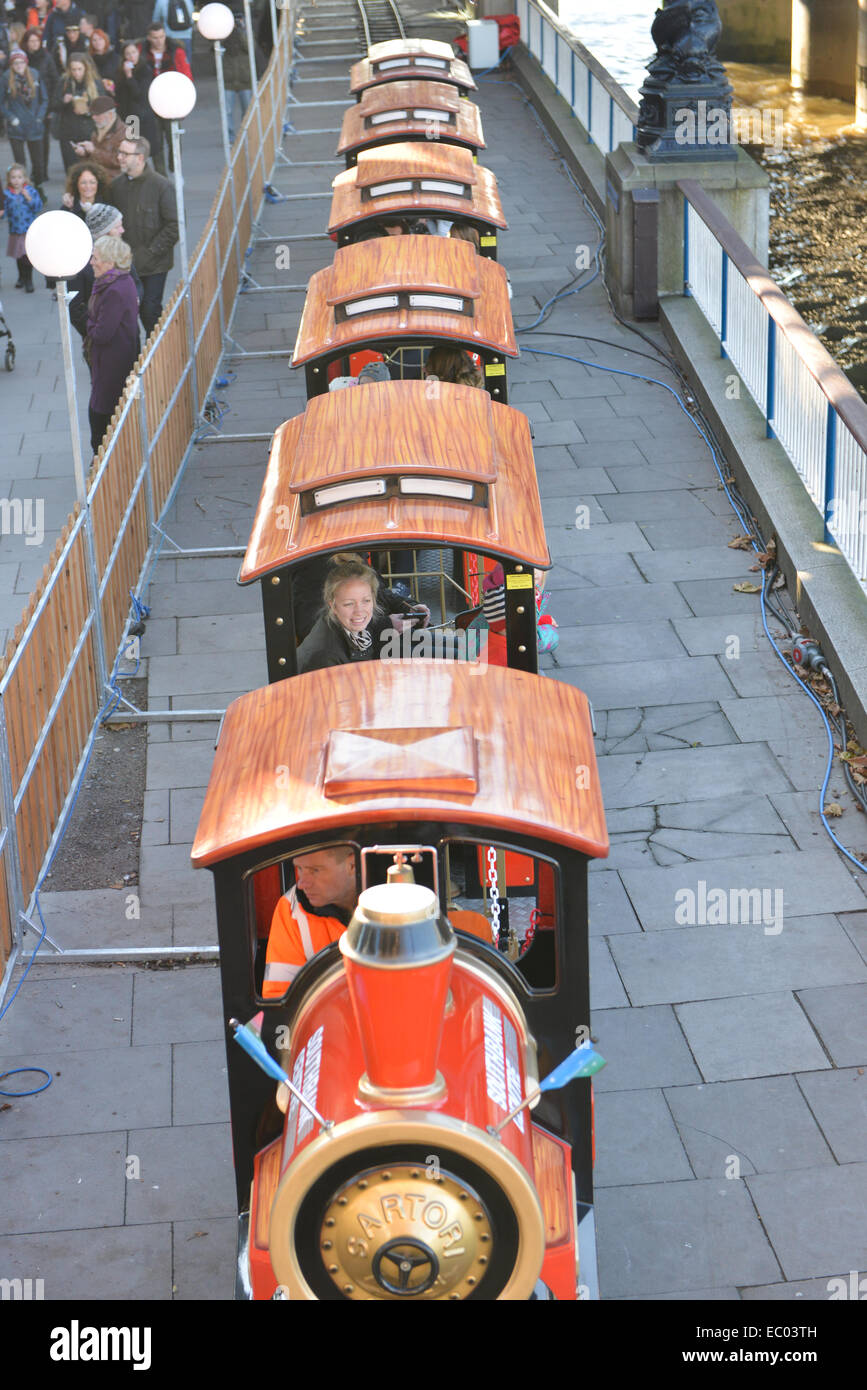 Southbank, London, UK. 6th December 2014. The Southbank Express, a ...
