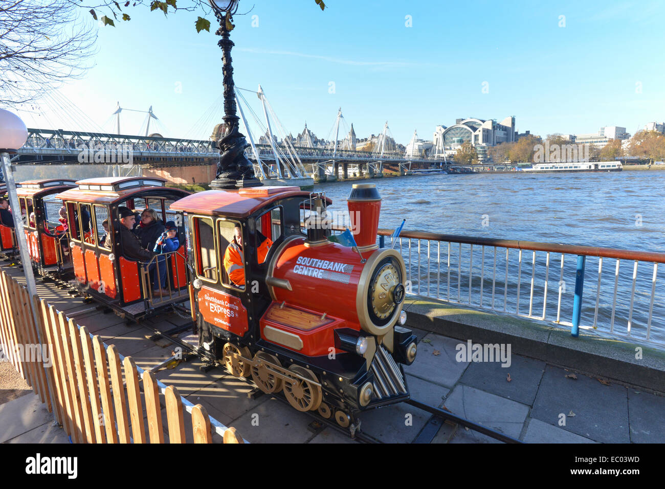 Southbank, London, UK. 6th December 2014. The Southbank Express, a ...