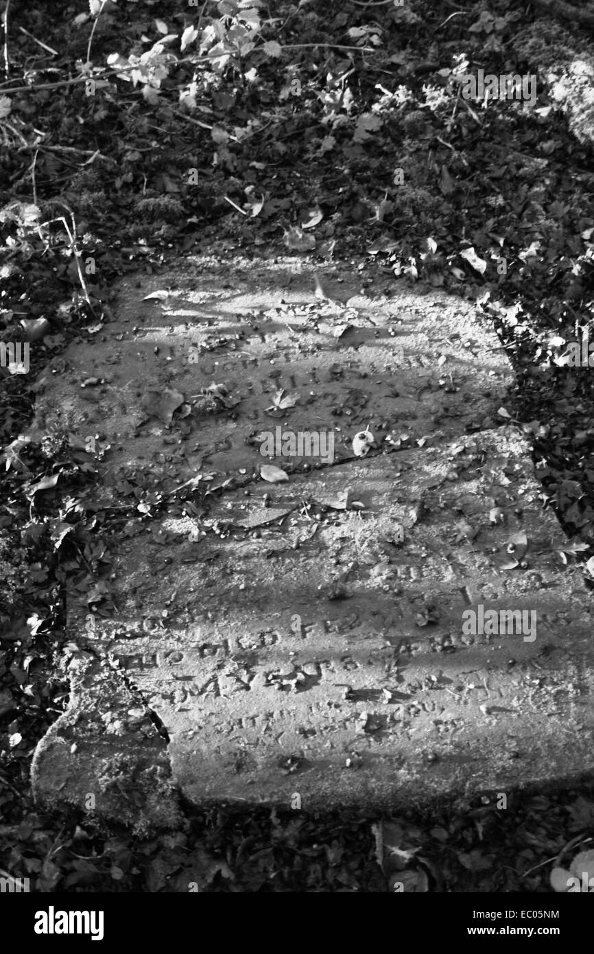 Abandoned St Mary's Churchyard, Eysey, near Cricklade, Thames path ...