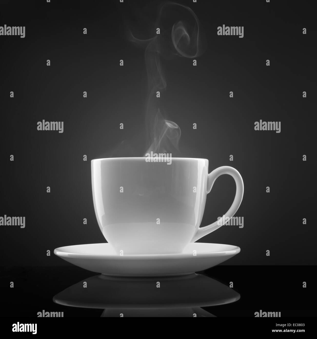 Steam hot chocolate Black and White Stock Photos & Images - Alamy