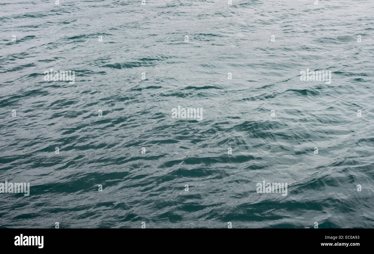 A calm day on Lake Michigan shows the virbant color of the water Stock ...