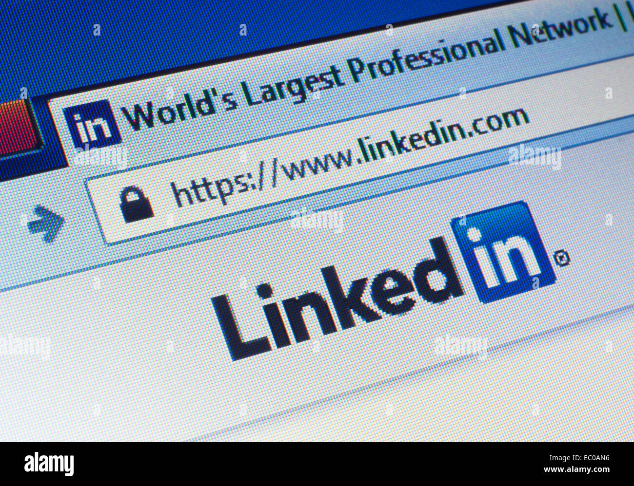 Linkedin logo website High Resolution Stock Photography and Images - Alamy