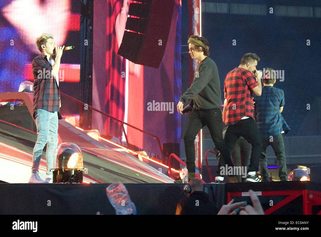 One Direction perform in Edinburgh tonight as part of their 'Where We ...