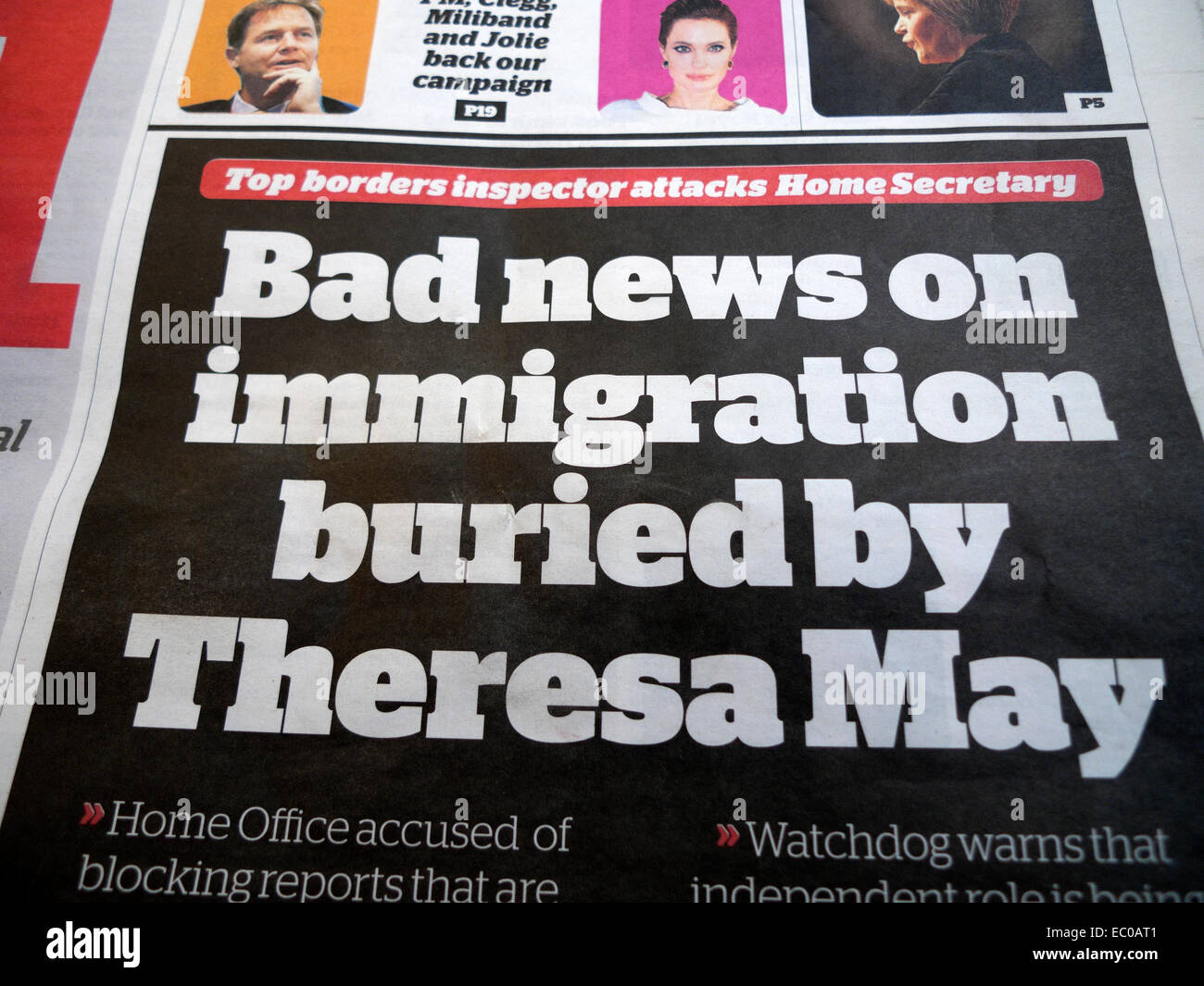 Newspaper Headlines Broadsheet High Resolution Stock Photography and ...