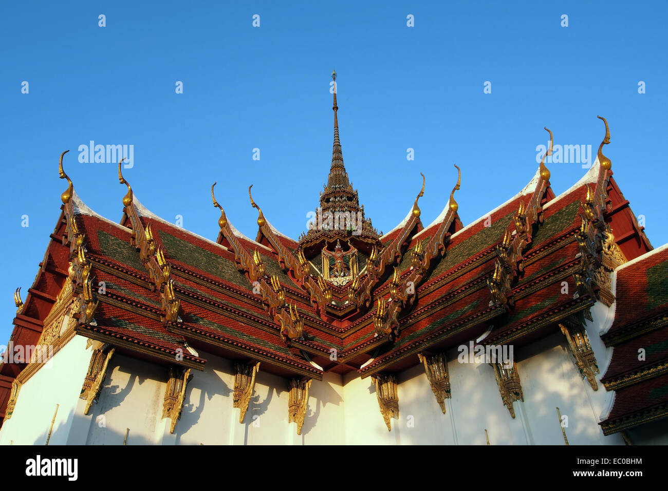 beautiful pavilion in thai temple Stock Photo - Alamy