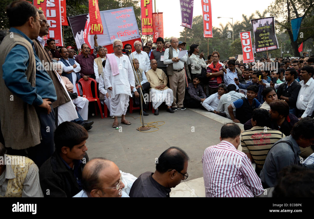 Kolkata, India. 6th Dec, 2014. Seventeen Left party massive rally at ...