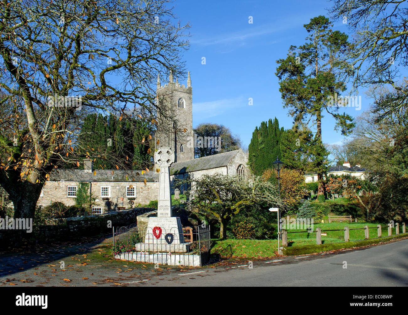 The village of Altarnun in Cornwall, UK Stock Photo - Alamy