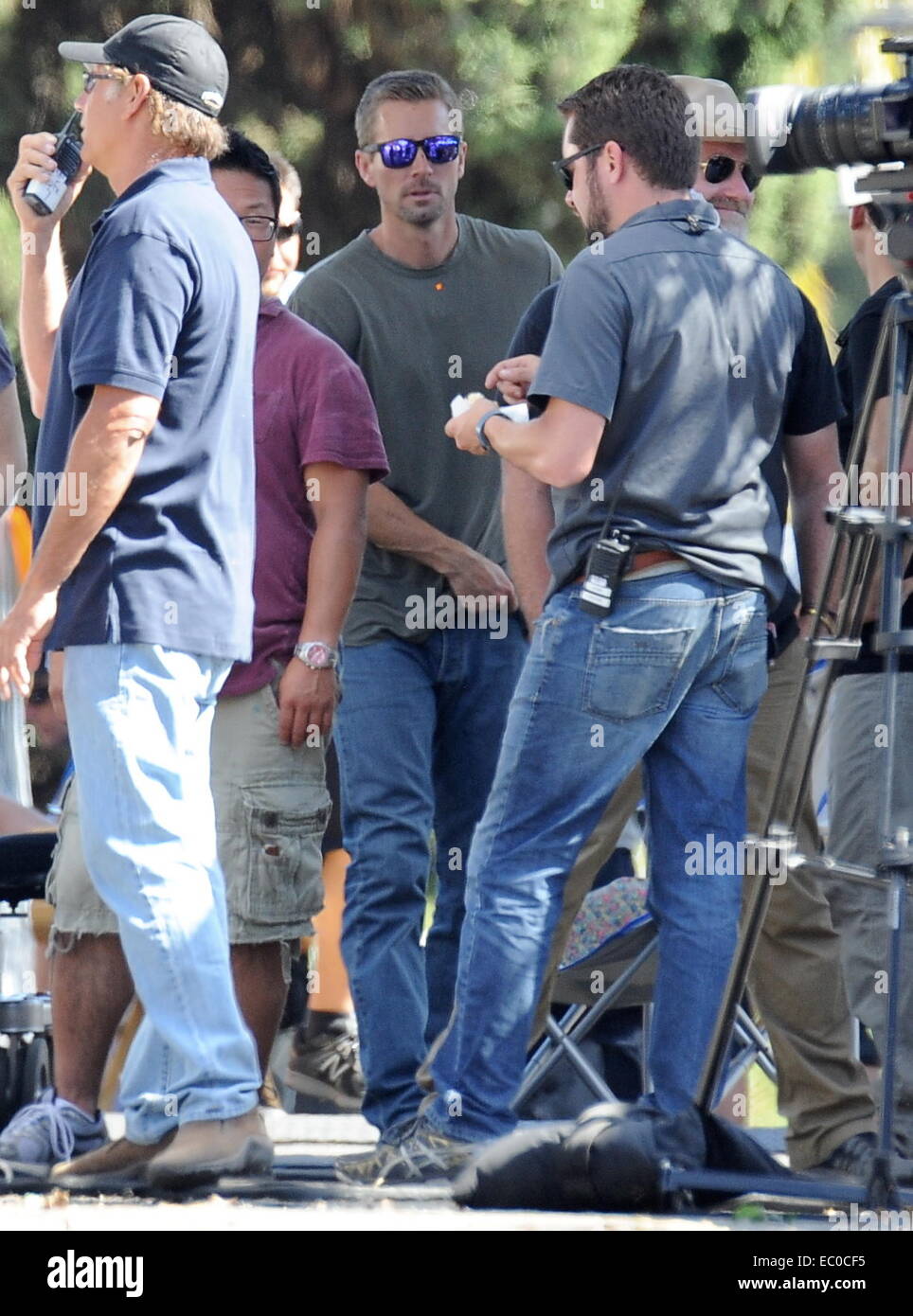 Caleb Walker older brother of the late Paul Walker seen on the set of ...