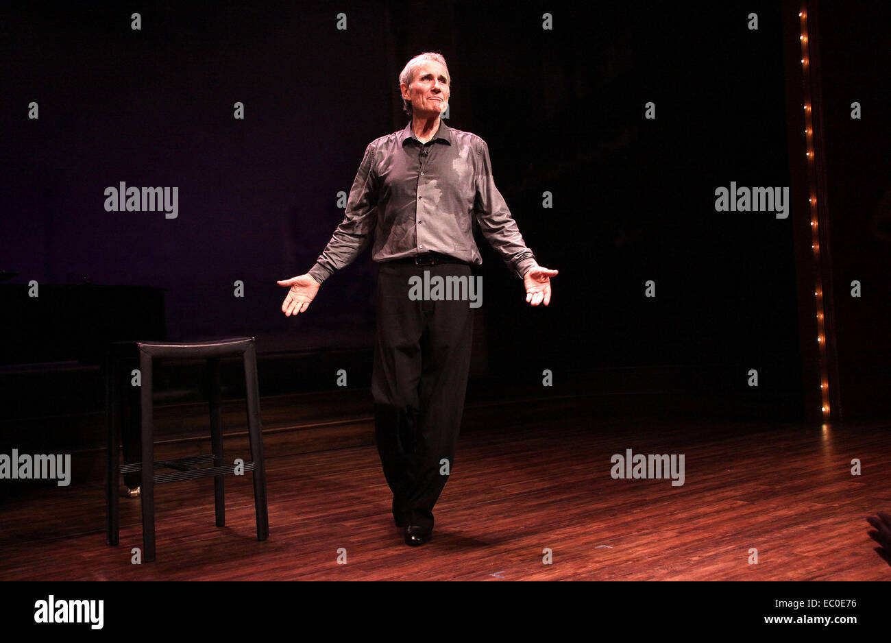 Opening night curtain call gor Just Jim Dale at the Laura Pels Theatre ...